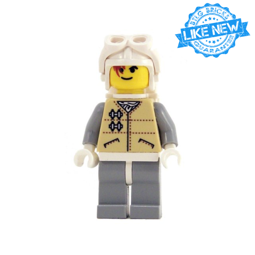 Hoth Rebel Yellow Head White Visor Goggles - sw0108 | BTLG Bricks